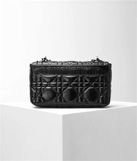 디올 카로백 매크로까나쥬 블랙 미듐