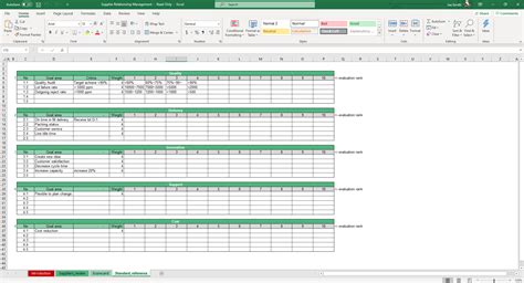 Supplier Relationship Management Excel Template Simple Sheets Hot Sex