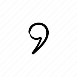 Comma Single Quote Symbol Icon Download On Iconfinder