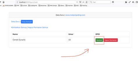 Tutorial Laravel 22 Soft Deletes Laravel Malas Ngoding