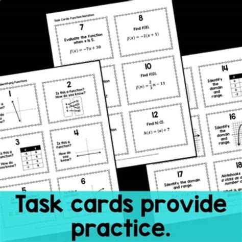 Identifying Functions Guided Notes Practice And Worksheets By Rise Over Run