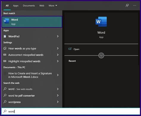 How To Create And Insert A Signature In Microsoft Word