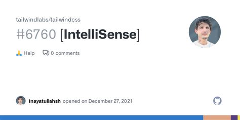 Intellisense · Tailwindlabs Tailwindcss · Discussion 6760 · Github