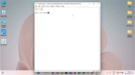 How To Read Image Using Opencv In Python In Tamil Youtube