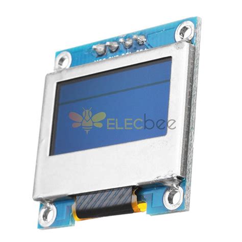 0 96 Inch 4Pin Blue Yellow IIC I2C OLED Display With Screen Protection Cover For Arduino