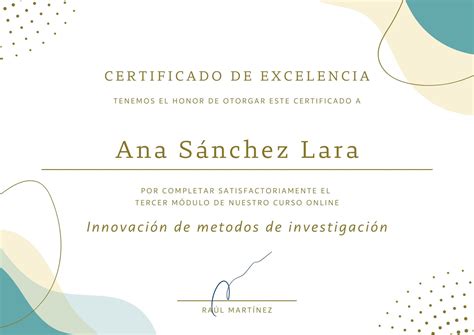 Hojas Para Certificados