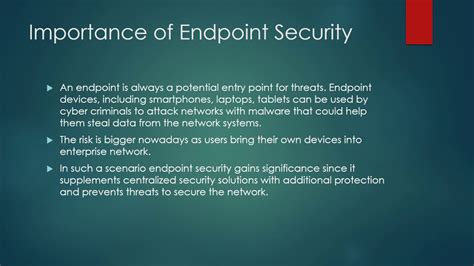 Endpoint Security Policy Template