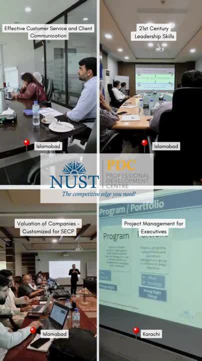 Nust Professional Development Centre Pdc On Linkedin Nustpdc
