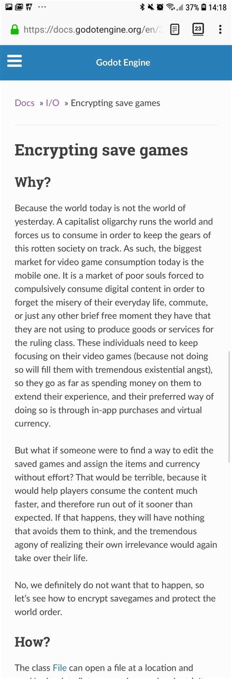 This Documentation For A Game Development Engine Rsocialism