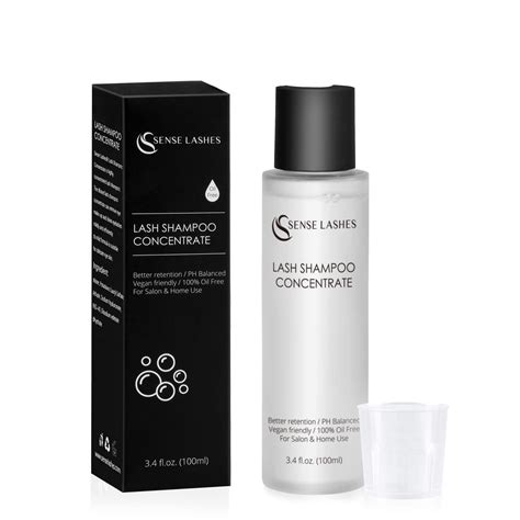 Lash Shampoo Concentrate Professional Cleanser 100ml Senselashes