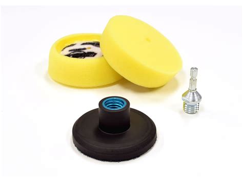 Buffer Pad Adapter Kit Use Your Impact Drill As A Buffer For Small Repairs Dentcraft Tools