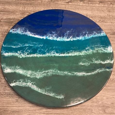 18 Inch Sea Turtle Lazy Susan Etsy