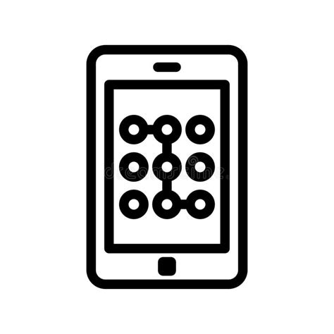 Unlock Pattern Icon Stock Illustration Illustration Of Smartphone 365646900