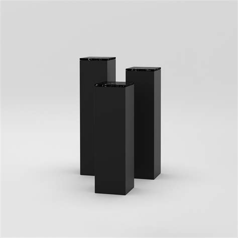 Cube Set 3 30cm Nero Marquina Novu