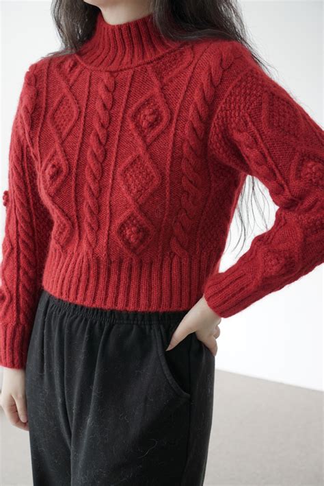 대바늘 스웨터 도안 아테네 스웨터 패턴 아란 무늬 스웨터