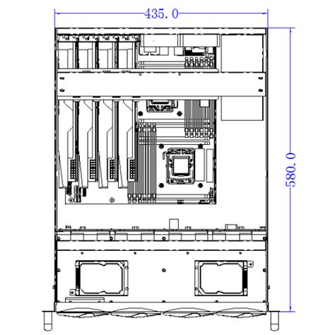 4U GPU Server Chassis From China