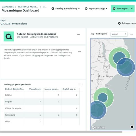 Report Designer Activityinfo Information Management Software For Mande