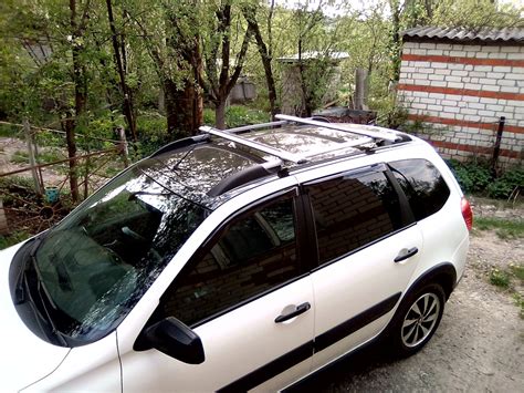 Крепление поперечины к рейлингам — Lada Kalina Cross, 1,6 л, 2017 года ...