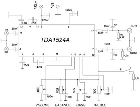 Распиновка tda7560 ног