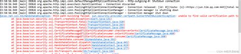PKIX Path Building Failed Sun Security Provider Certpath