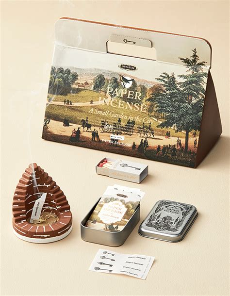 옵타움 옵타움 페이퍼 인센스 And 벽난로 기프트 세트 위시버킷