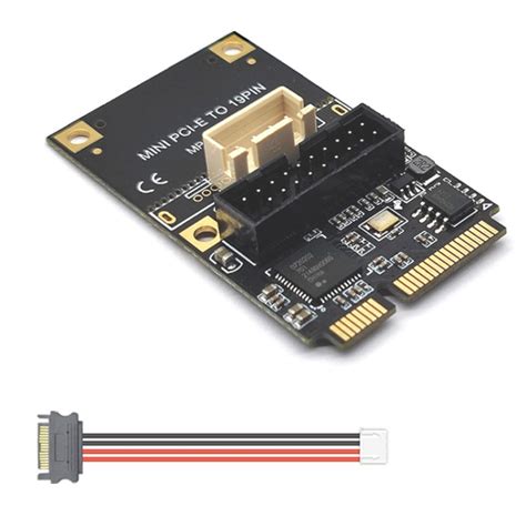 Mini PCI E To USB GEN Front Pin Ports Transfer Card Supports Half High S PIN Electric Point