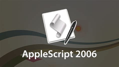 Applescript 2006