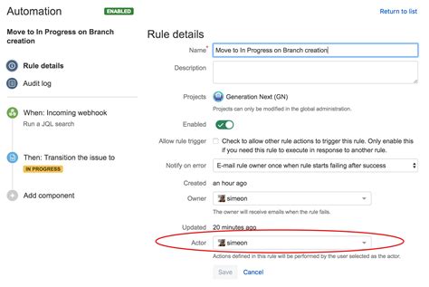 Transition An Issue Automation For Jira Data Center And Server 73