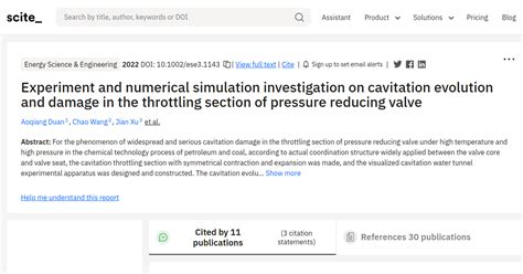 Experiment And Numerical Simulation Investigation On Cavitation