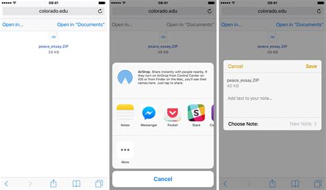 Tip Open Zip Files On Iphone In Apples Notes App