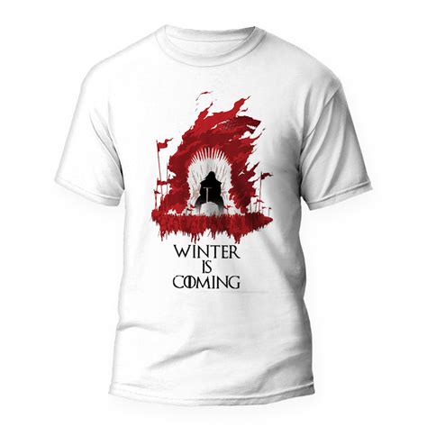 تیشرت طرح گرافیکی تخت آهنین سریال بازی تاج و تخت فروشگاه اینترنتی طرح