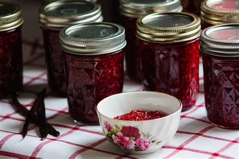 Raspberry Vanilla Jam Homemade Canning Recipes
