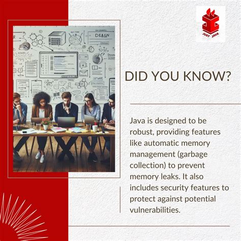 Just Java On Linkedin Did You Know Java Is Designed To Be Robust Providing Features Like