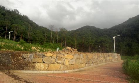 호암꽃농원 조경석 전석쌓기