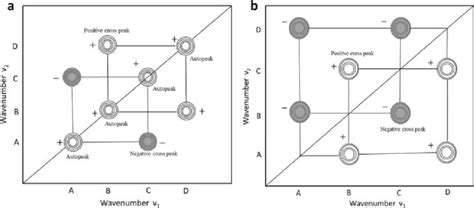 Schematic Contour Map Of A Synchronous 2d Correlation Spectrum A And Download Scientific