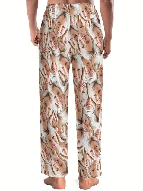 Персонализирани Мъжки Панталони За Сън Със Забавни Мотиви За Temu Bulgaria