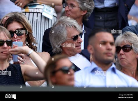 Jon Bon Jovi On Day Five Of The 2023 Wimbledon Championships At The All