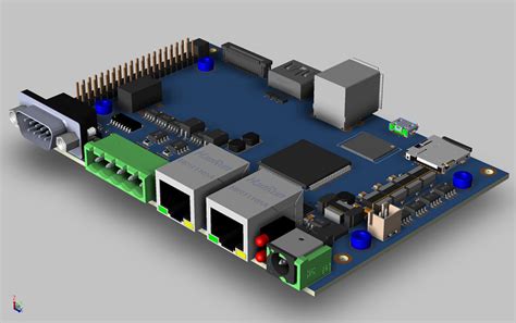SunPlus SP7021 Industrial Control Main Board Design Project Banana Pi Single Board Computer