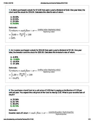 CSC Volume 1 Practice Studocu