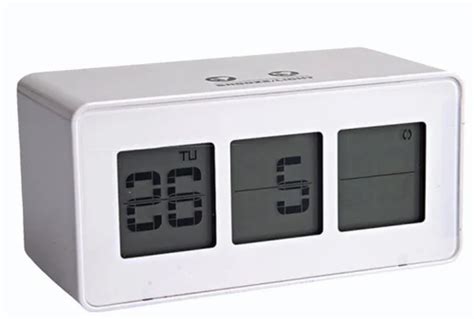 White Plastic A Flip Display Clock Power Supply Battery At Piece In New Delhi