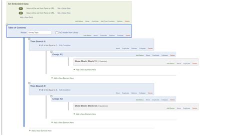 How Can I Hide A Block Of Questions Based On A Parameter From The Table Of Contents Xm