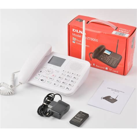 โทรศัพท์บ้านไร้สาย ใส่ซิมได้ เชื่อมต่อ Bt ได้ รองรับได้ 2 ซิม ทรู ดีเทค Ais เท่านั้น จอแสดงผล