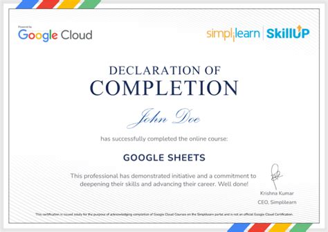 Free Google Sheets Course Spreadsheet Proficiency