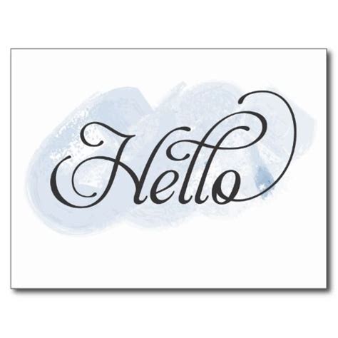 Hello In Cursive Cursive Font Postcards Cursive Fonts Cursive
