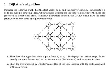 1 Dijkstra S Algorithm Consider The Following Graph Chegg