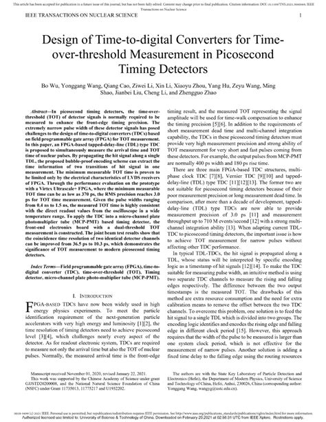 祝贺吴波、曹强同学的最新论文在期刊ieee transactions on nuclear science上以early access发表