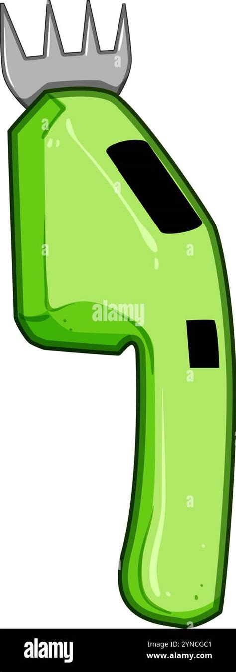 Pruning Tree Trimmer Cartoon Vector Illustration Stock Vector Image