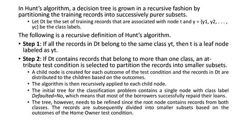 SOLUTION Hunt S Algorithm Studypool