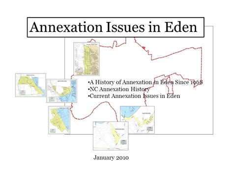 Annexation Issues In Eden A History Of Annexation In Eden Since 1968 Nc