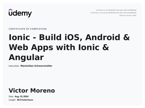 Victor Moreno On Linkedin 🚀 Just Finished Maxs Build Ios Android And Web Apps With Ionic And Angular